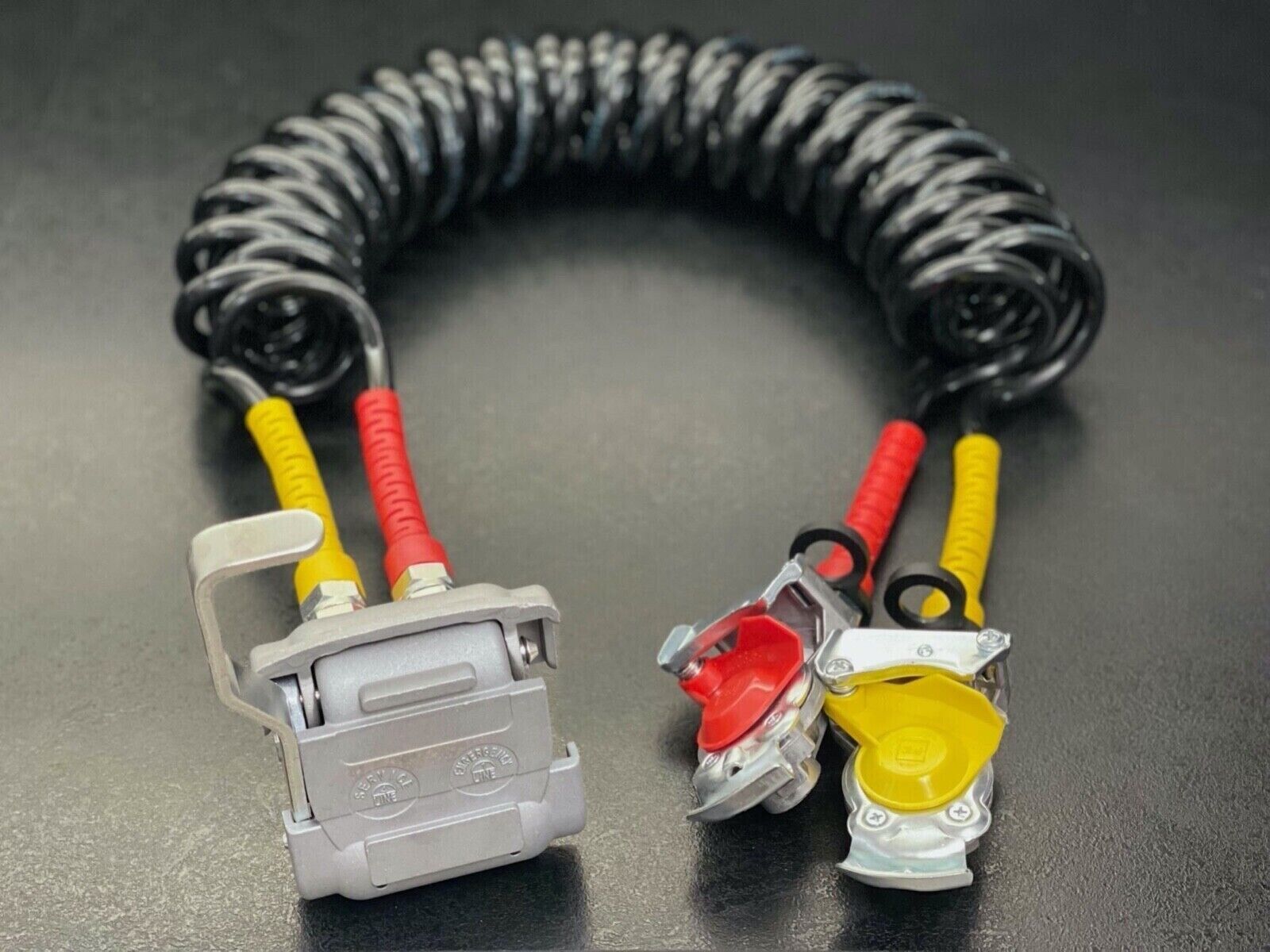 Duomatic Umrüstsatz Adapter p.f. Wabco Zweikreis LKW Anhänger Tieflade ...